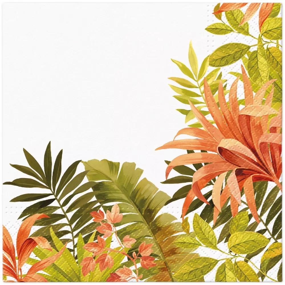 Obrúsky PAW L 33x33cm Exotic Frame | juniorpapier.sk
