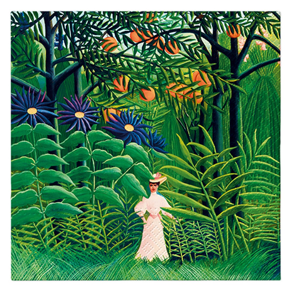Obrúsky PAW L 33x33cm Woman in Forest | juniorpapier.sk
