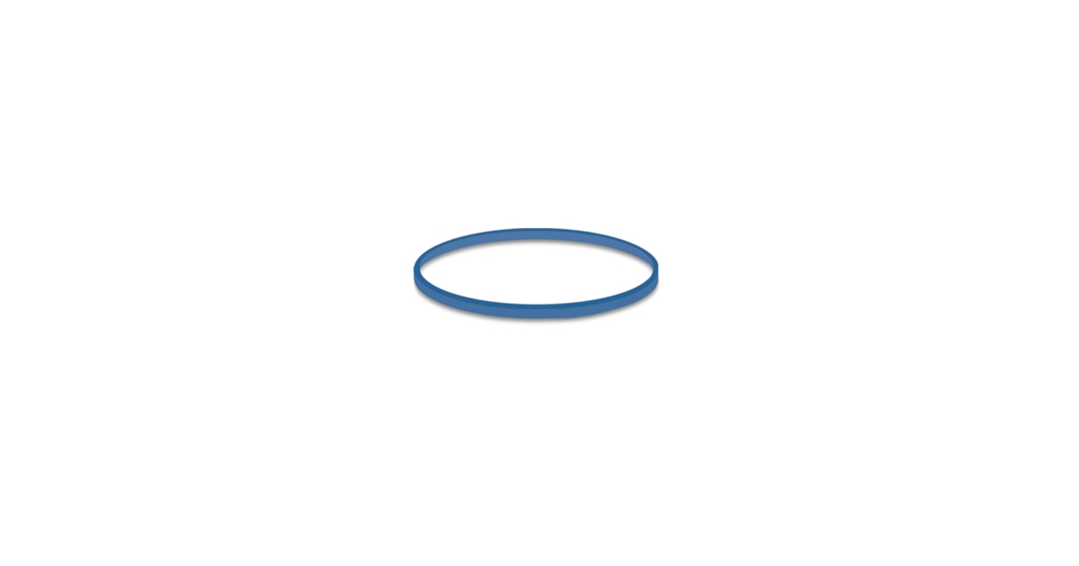 Elastic bands blue weak (1 mm, O 2 cm) [1 kg] | juniorpapier.eu