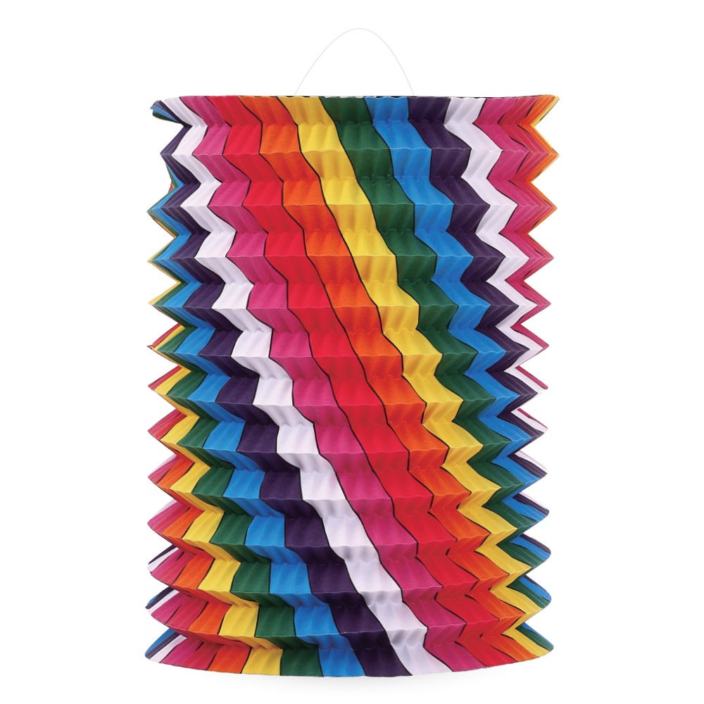 Lampión valcový 15,5 x 26 cm Farebné Pásy | juniorpapier.sk